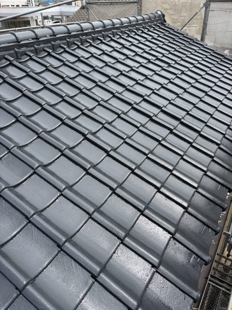 倉敷市西阿知 屋根塗装 | 岡山県倉敷市の屋根修理・塗装工事専門 SUNHOME株式会社